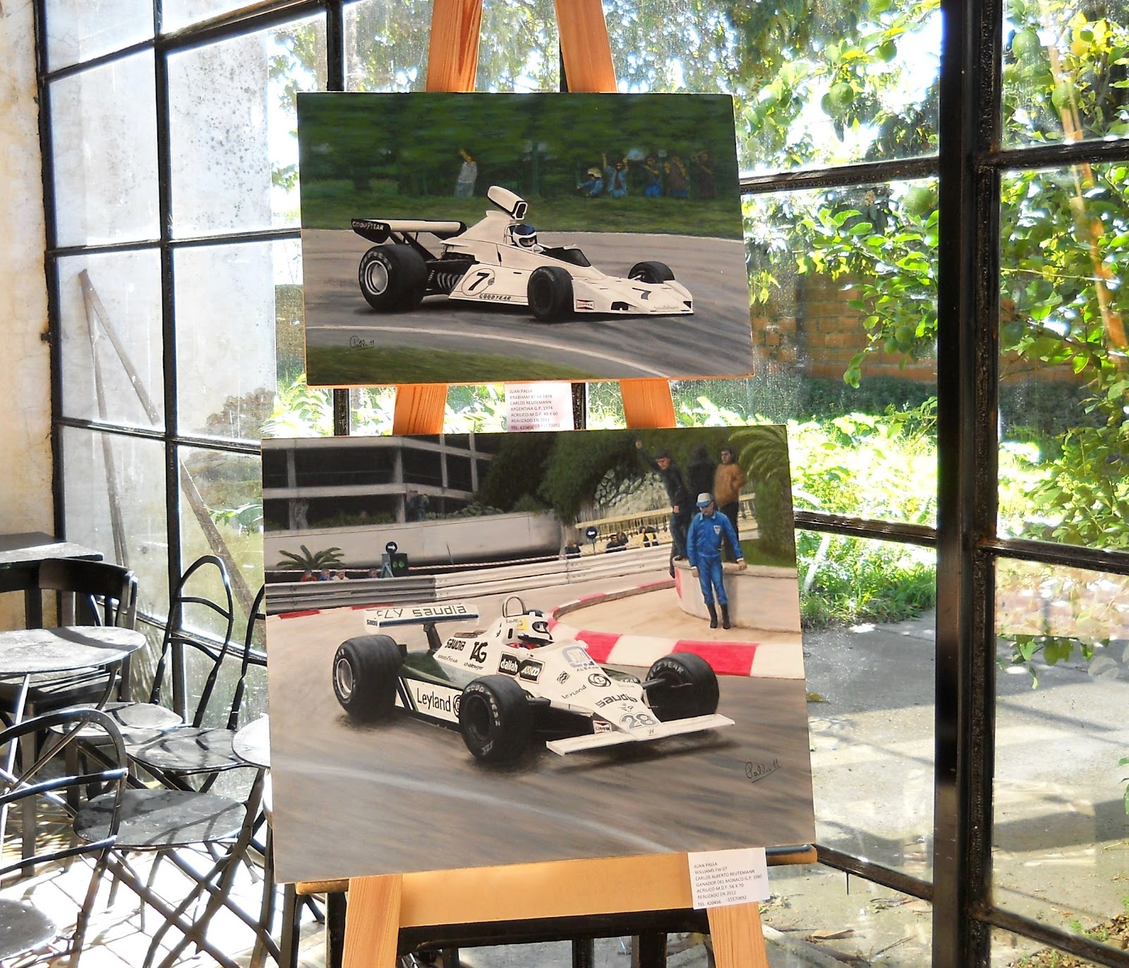 autos a escala y arte realista: Muestra Autos & Arte