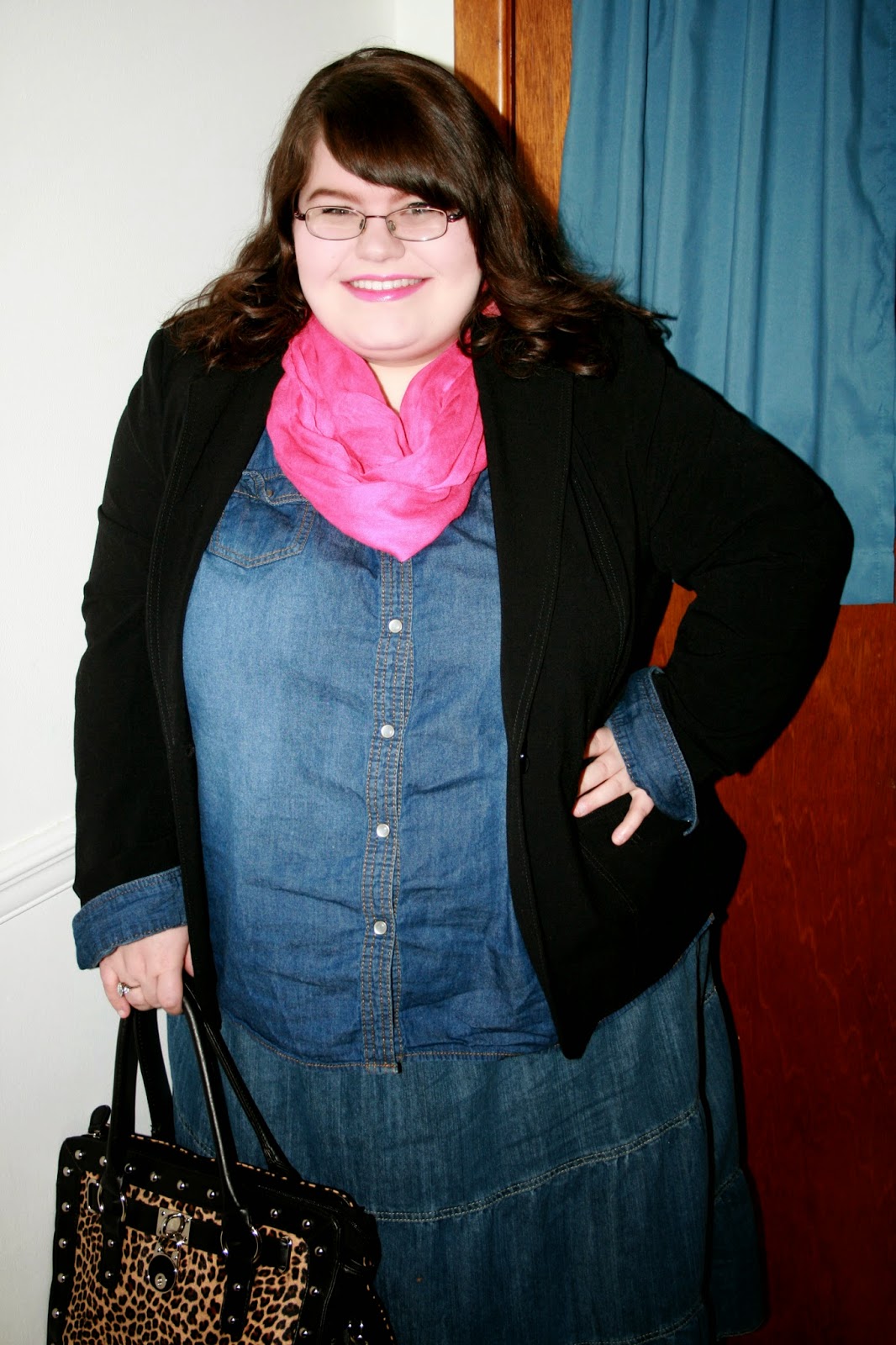 Unique Geek: Plus Size OOTD: Double Denim