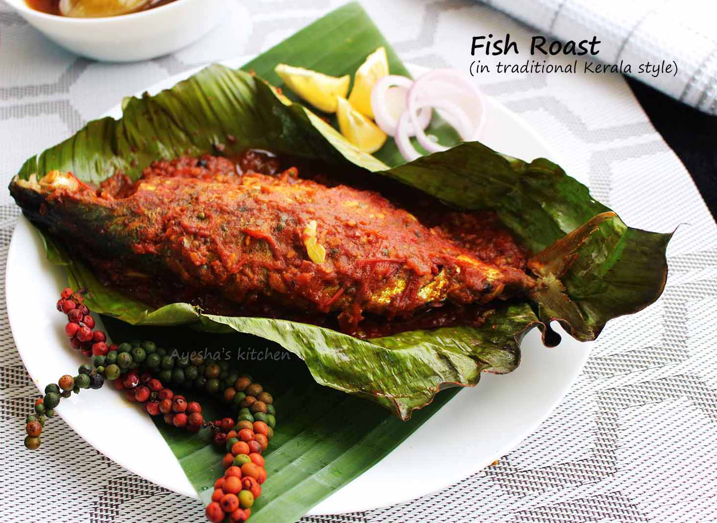 FISH ROAST - KERALA STYLE MACKEREL FISH ROAST