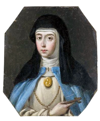 island life- in a monastery: WOMAN IN BLUE IN TEXAS