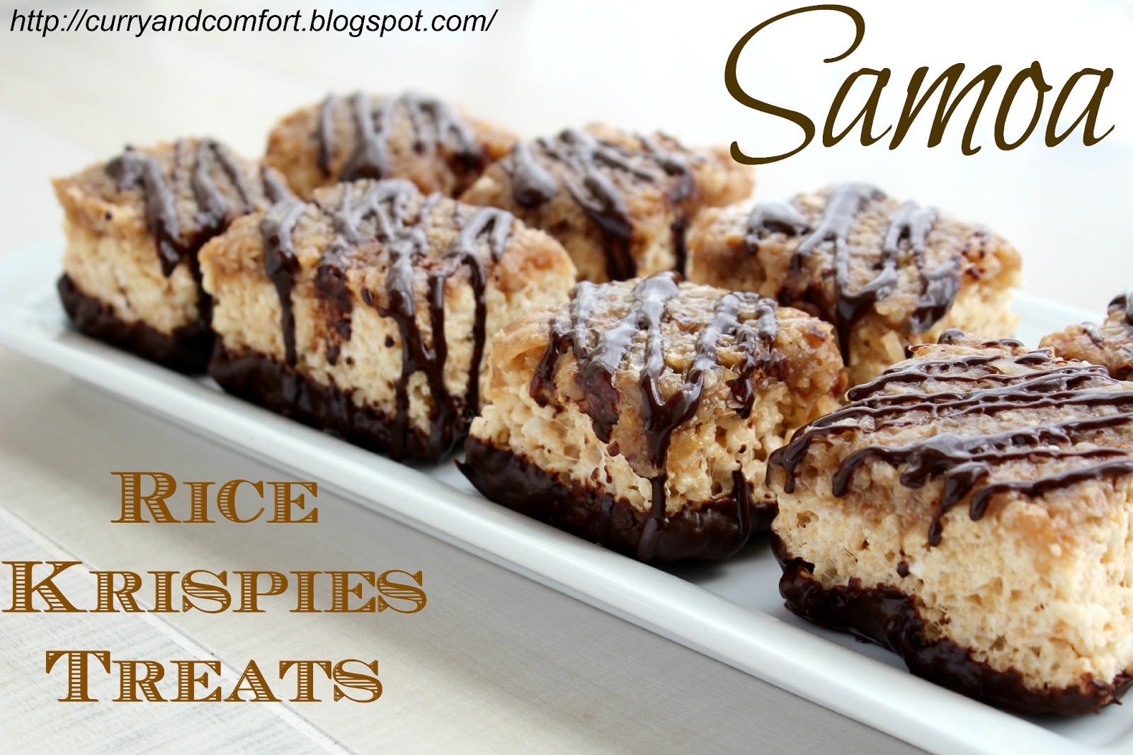 Kitchen Simmer: Samoa Rice Krispies Treats