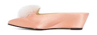 Shoe of the Day | Trademark Castainge Slides with Marabou Feathers ...