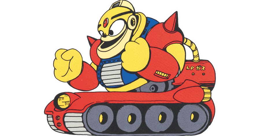 ROCKMAN 2 BOSS 11.氣力坦克(Guts Tank) - RMMH洛克人回憶之館