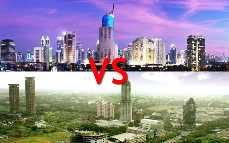 Jakarta Vs Tangerang, Kamu Pilih Mana ? - THE COLOUR OF INDONESIA