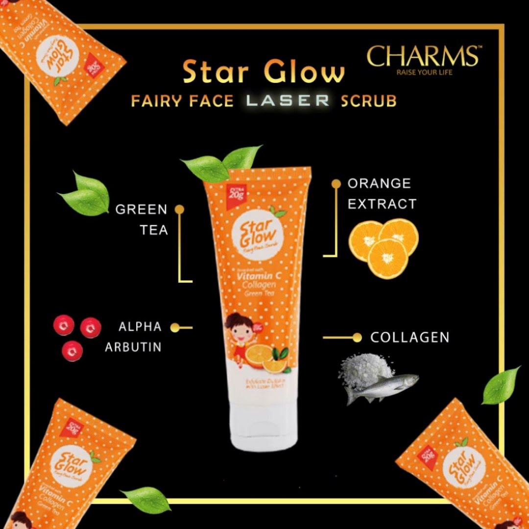 Charms Cosmetics Malaysia: STAR GLOW FAIRY FACE LASER SCRUB