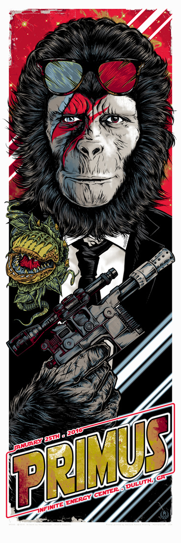 INSIDE THE ROCK POSTER FRAME BLOG: Primus Rhys Cooper Duluth Poster AP ...