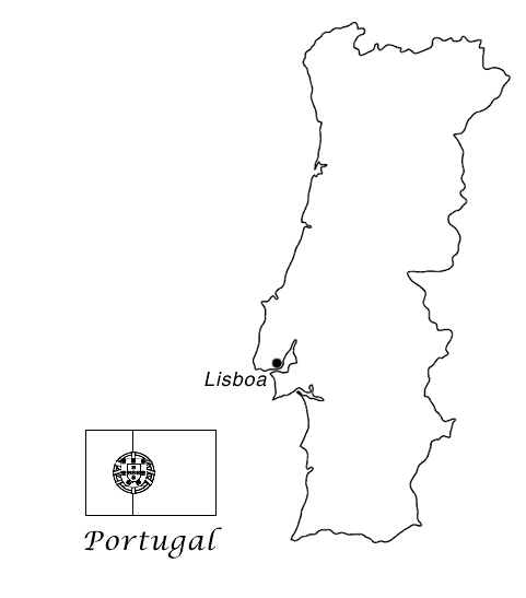 Map Of Portugal Coloring Pages Coloring Pages