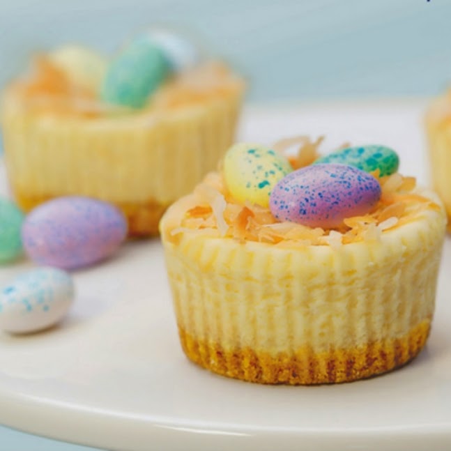 ciao! newport beach: mini Easter cheesecakes