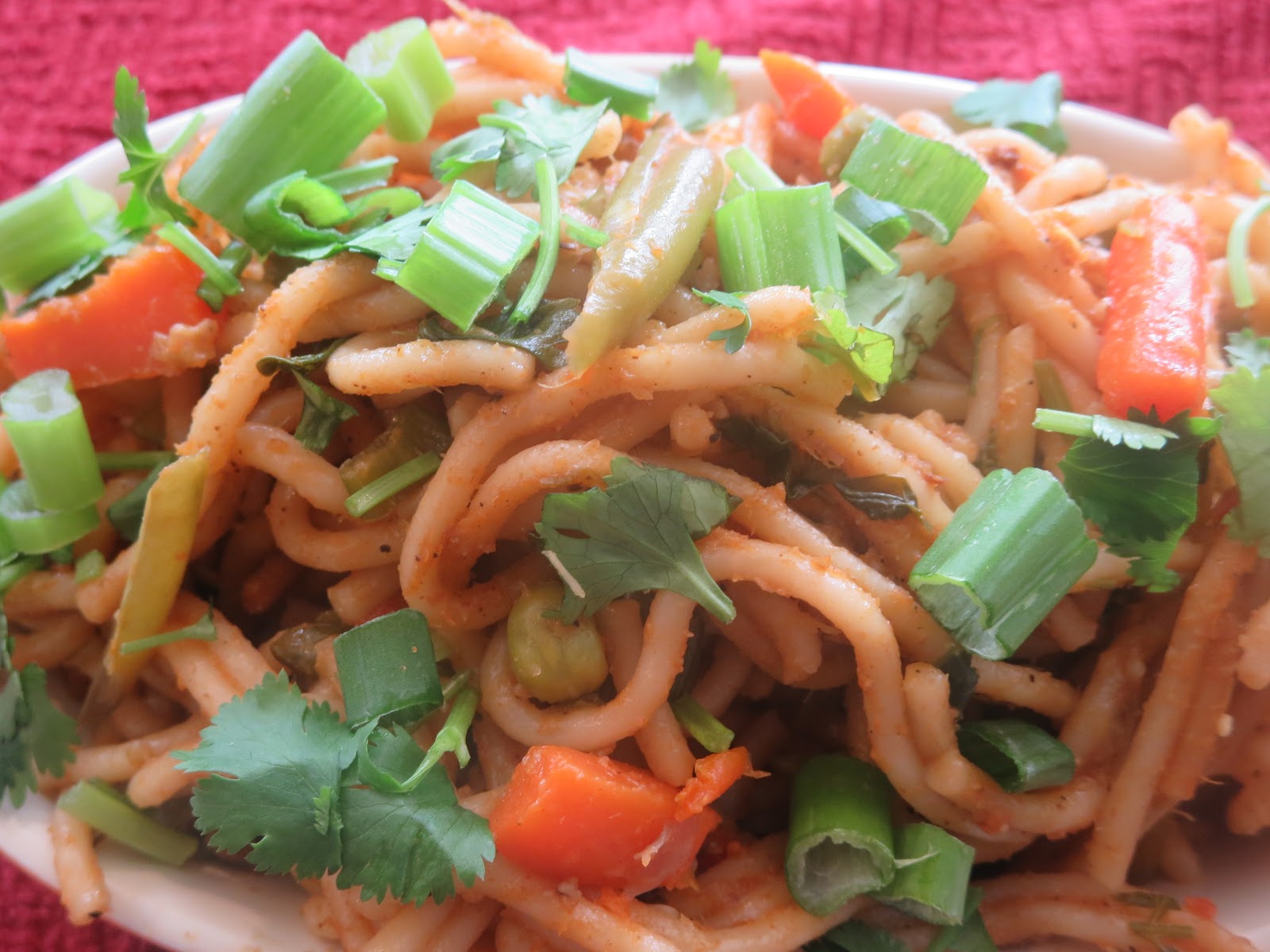 Instant Pot Spicy Indian Masala Spaghetti / Desi Style Spaghetti