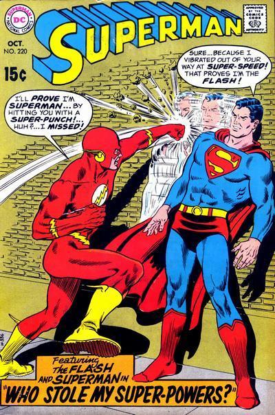 COMIC BOOK FAN AND LOVER: COMBATES CLÁSICOS: SUPERMAN vs FLASH