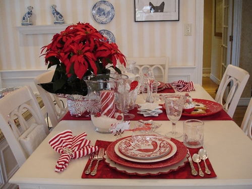 Sweet Nothings: My CANDY CANE TableScape