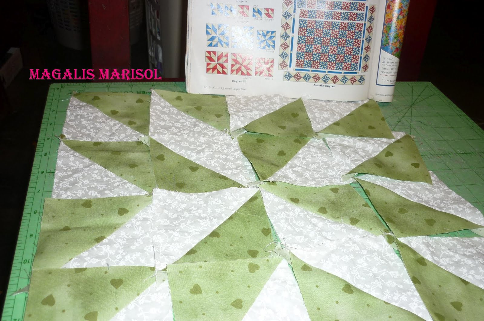 EDREDONES DE PATCHWORK Y ALGO MAS: Bloques de Patchwork y Algo Más.