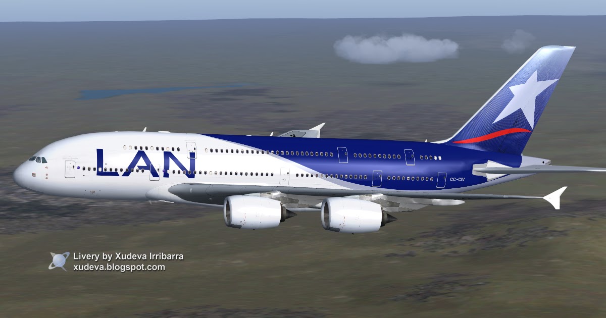 El Hangar de Xudeva: LAN Airlines (LAN Chile) Airbus A380-841