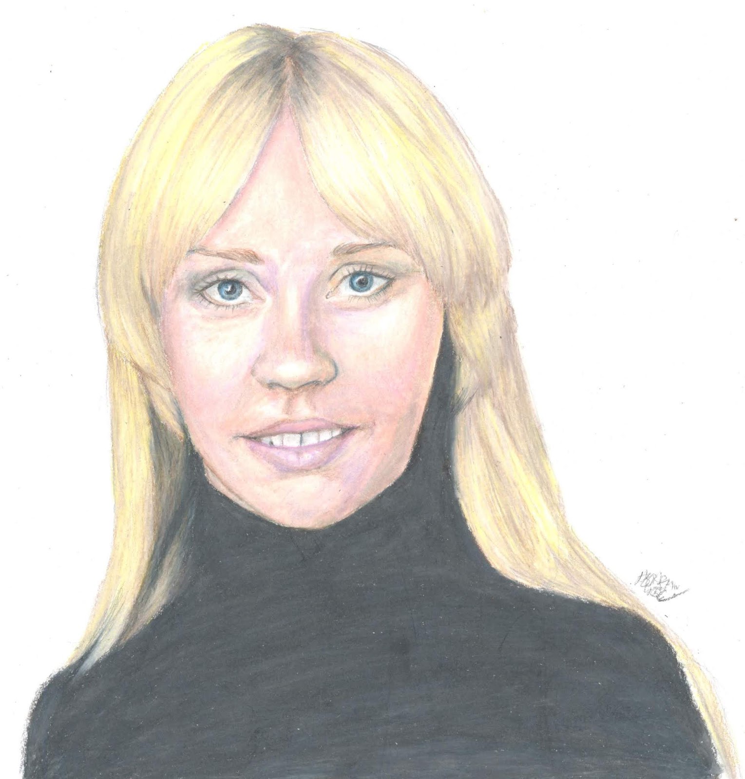 ABBAFan456's Blog: ABBA Color Pencil Drawings