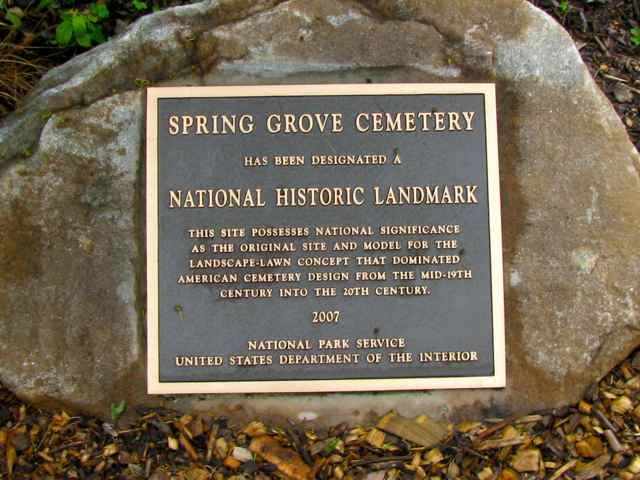 A Grave Interest: Cemeteries Worth the Visit - Spring Grove Cemetery ...