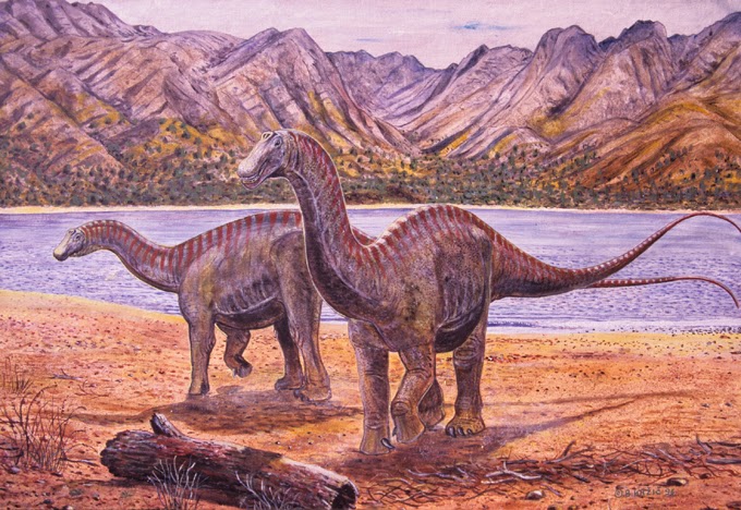 A Mesozoic Mosaic: More of my paleoart