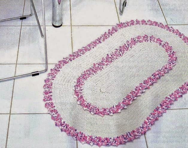 Alfombra fácil y linda al crochet
