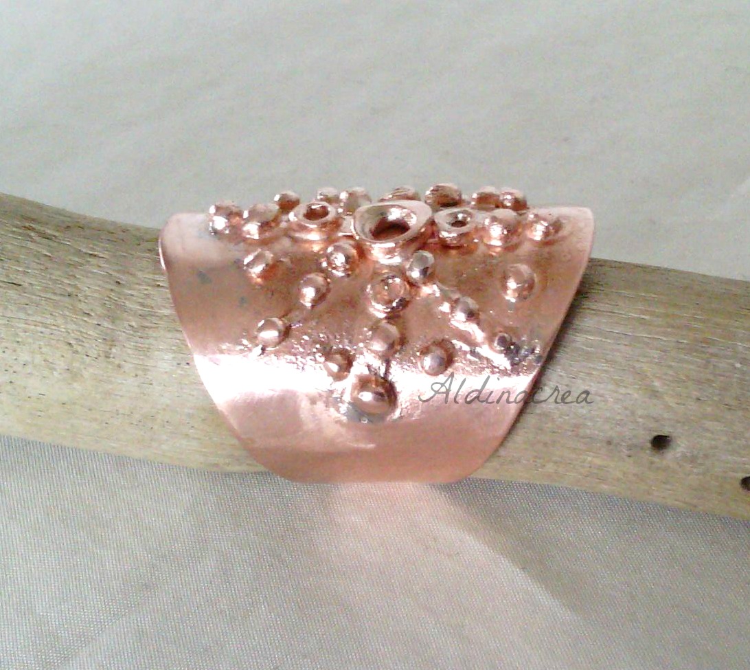 Creazioni e manufatti di Aldina: Tre anelli in rame.