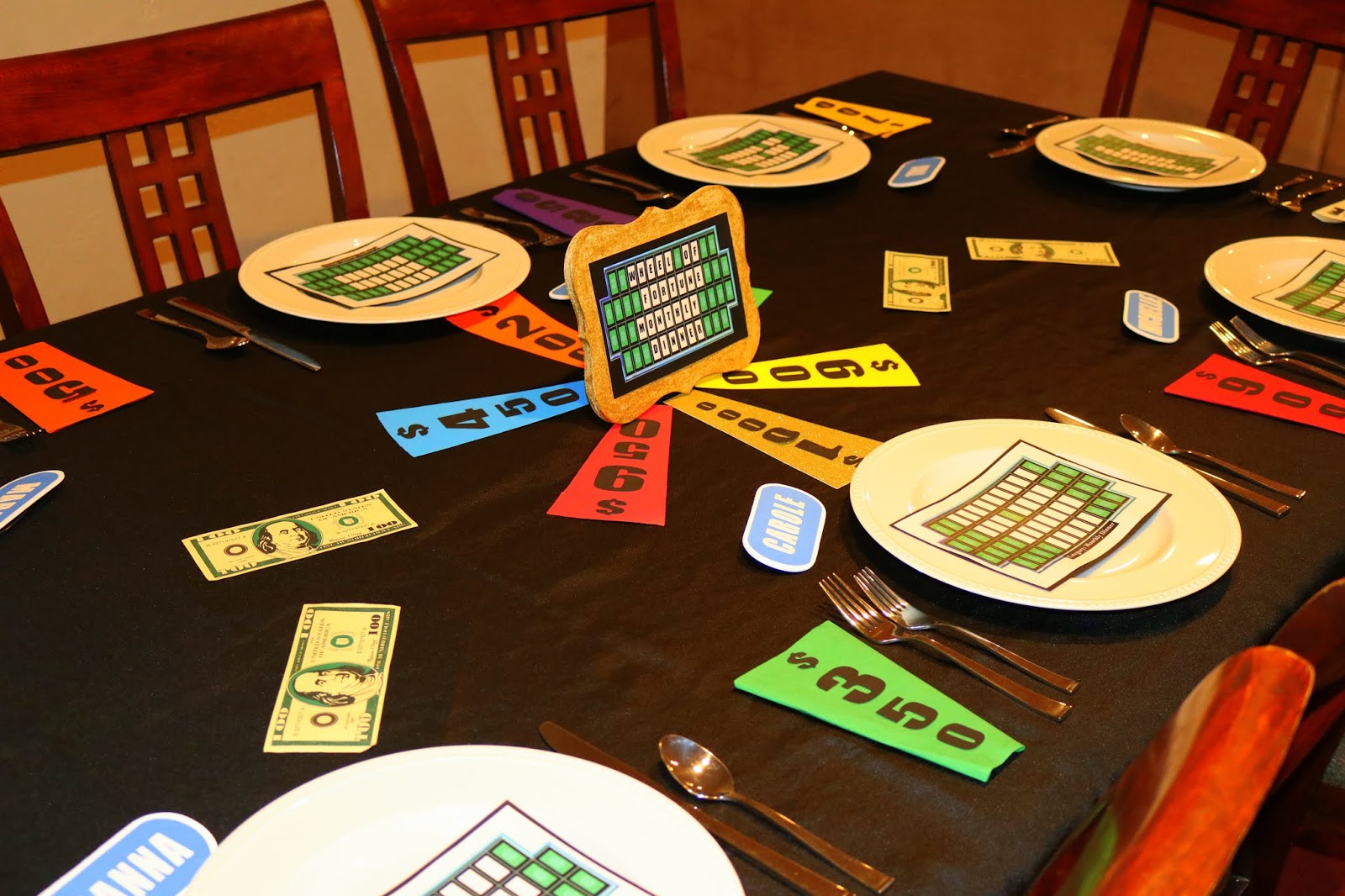 Invite and Delight: Wheel of Fortune Party