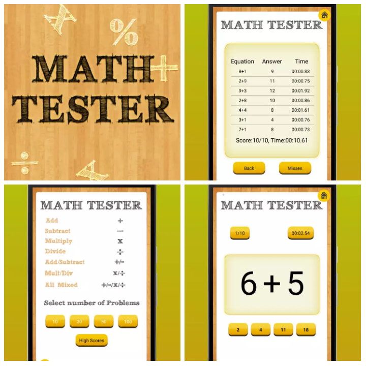 Math Tester the fastest Math Speed Testing App on the Store free ...