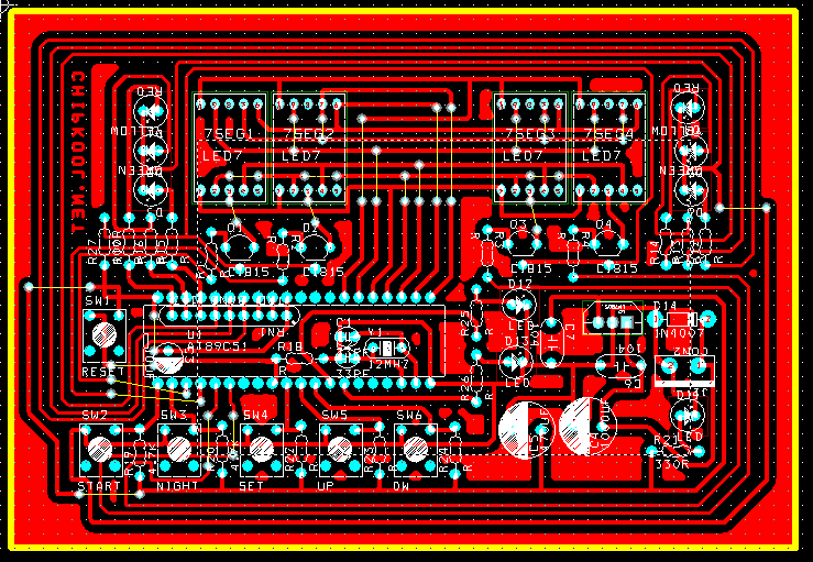 Mạch đèn giao thông ( Update Full Code C)