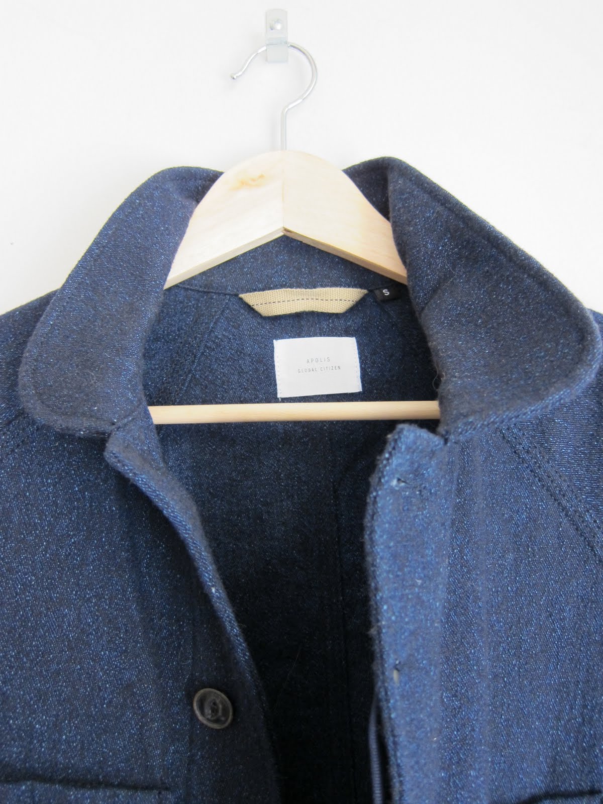 SECRETFORTS: Incoming: The Apolis Indigo Wool Chore Jacket.