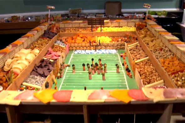 Boston Handmade: Super Bowl Snack Stadium Inspiration