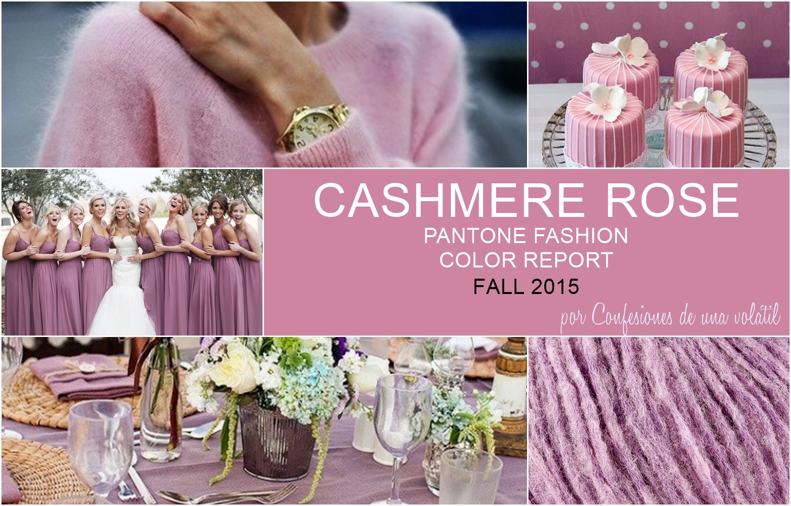 Pantone Fashion Color Report Fall 2015: Cashmere rose - Confesiones de ...