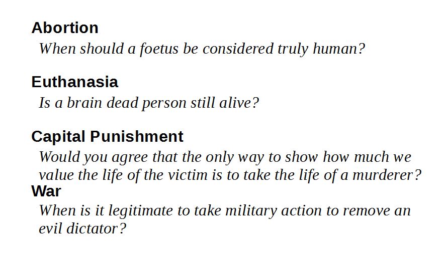 Uncool Christian: 10 Commandments: Do not murder