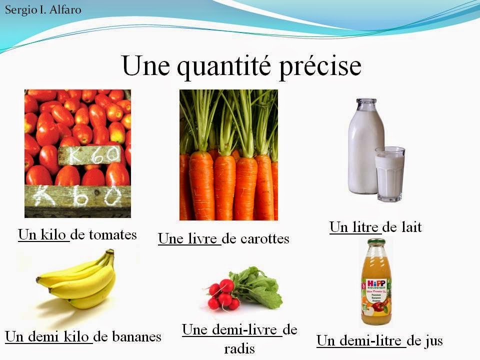 Francés en la UPP: L'expression de la quantité précise