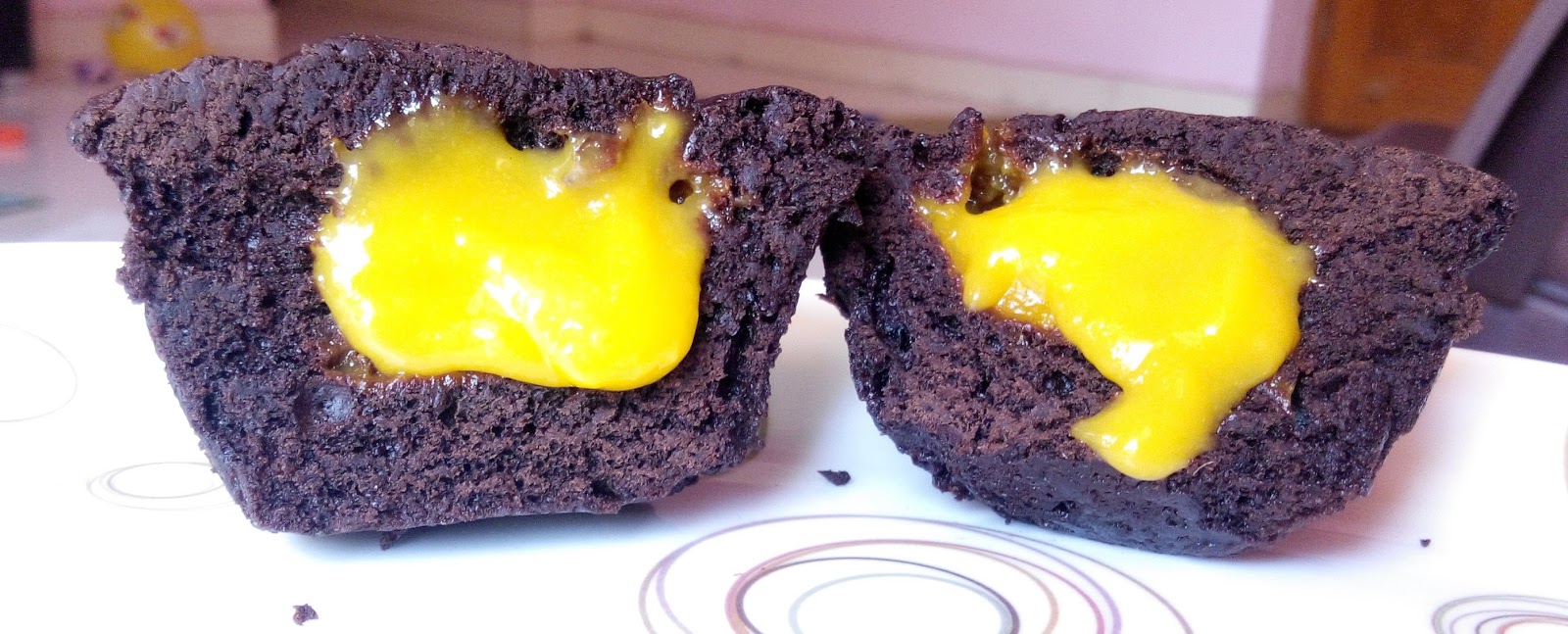 MOLTEN MANGO LAVA CHOCOLATE CAKE