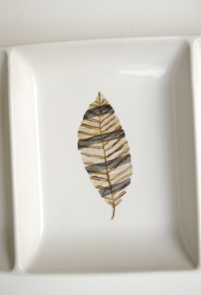 swoon studio: Make it: Hand painted serving platter