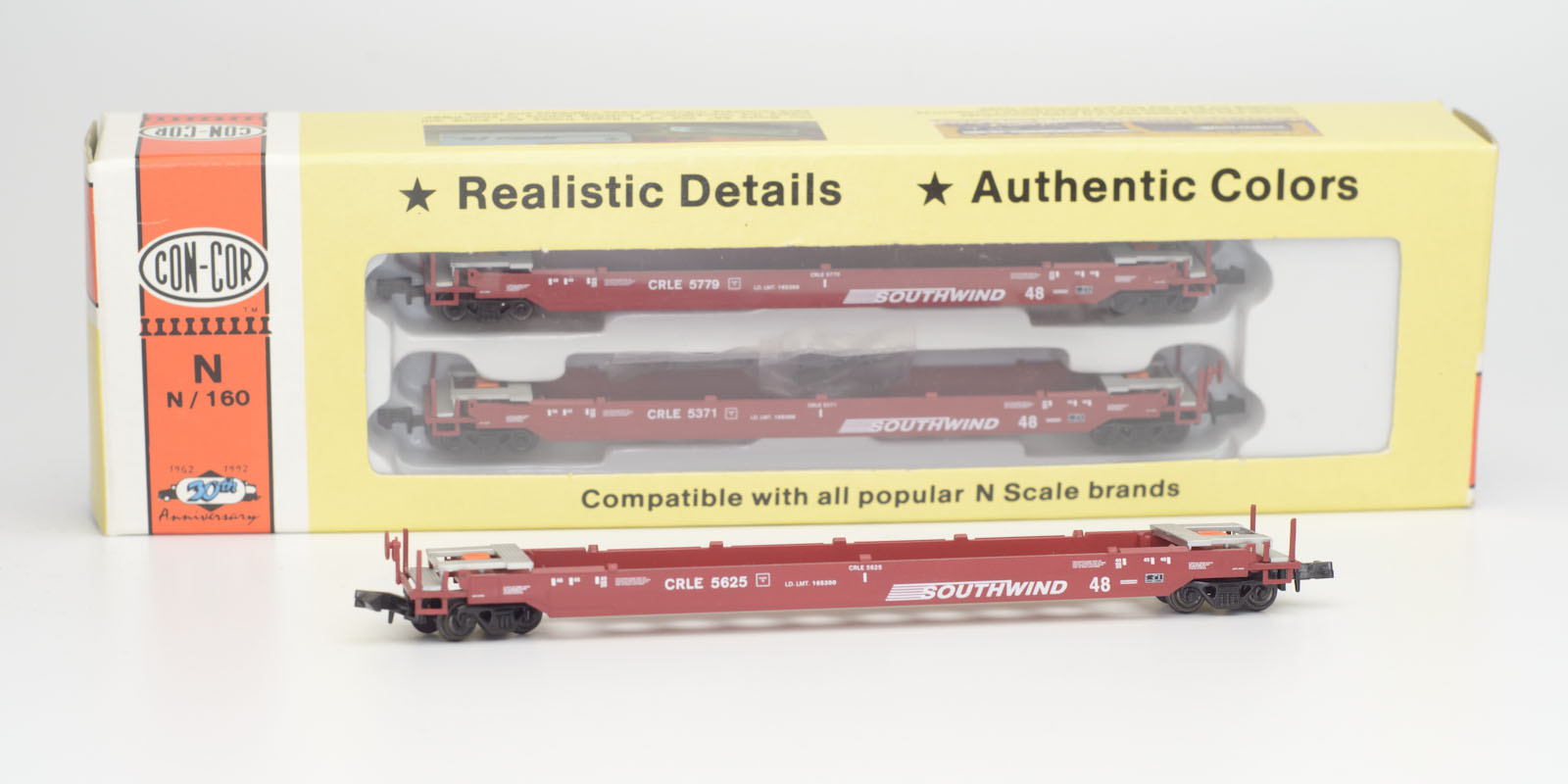N-Scale For Sale: Con-Cor Gunderson "All Purpose Husky Stack" Twin ...