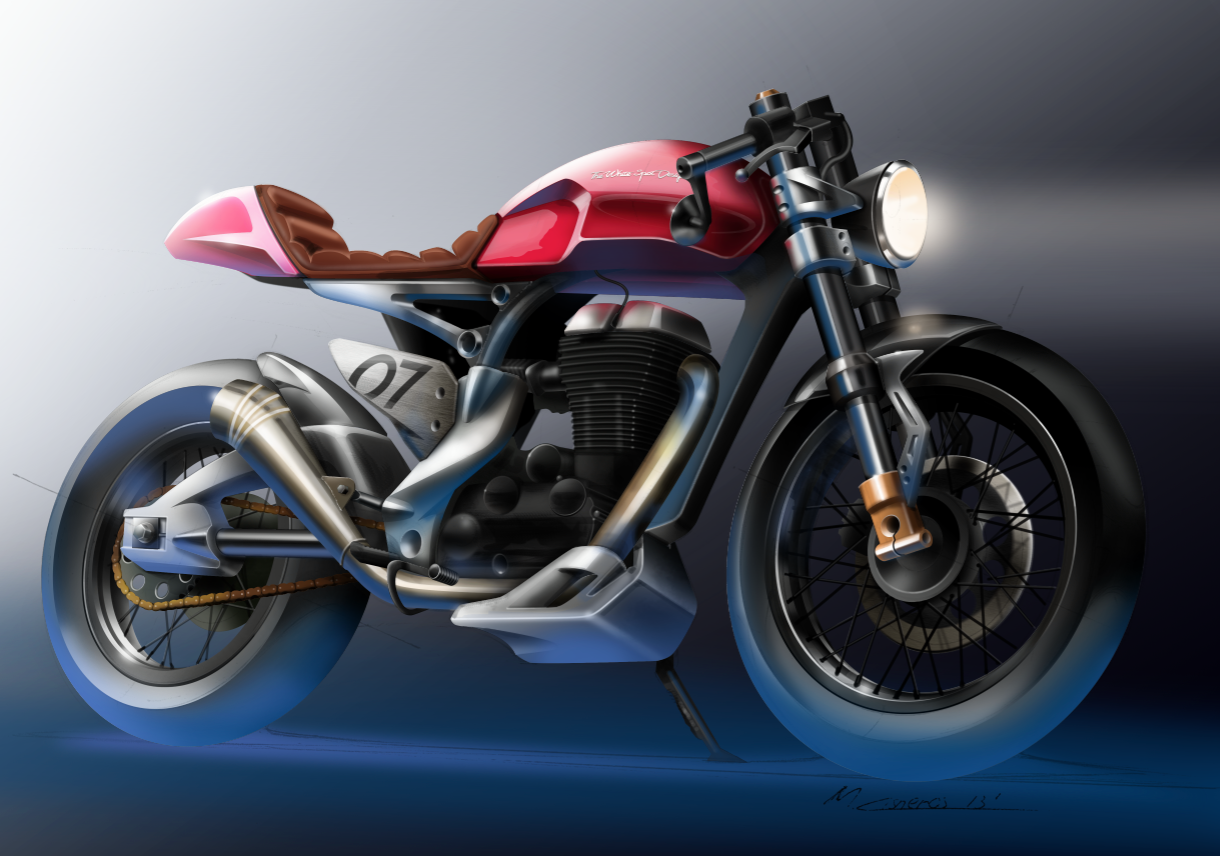 Racing Cafè: Design Corner - Cafè Racer by The White Spot Design