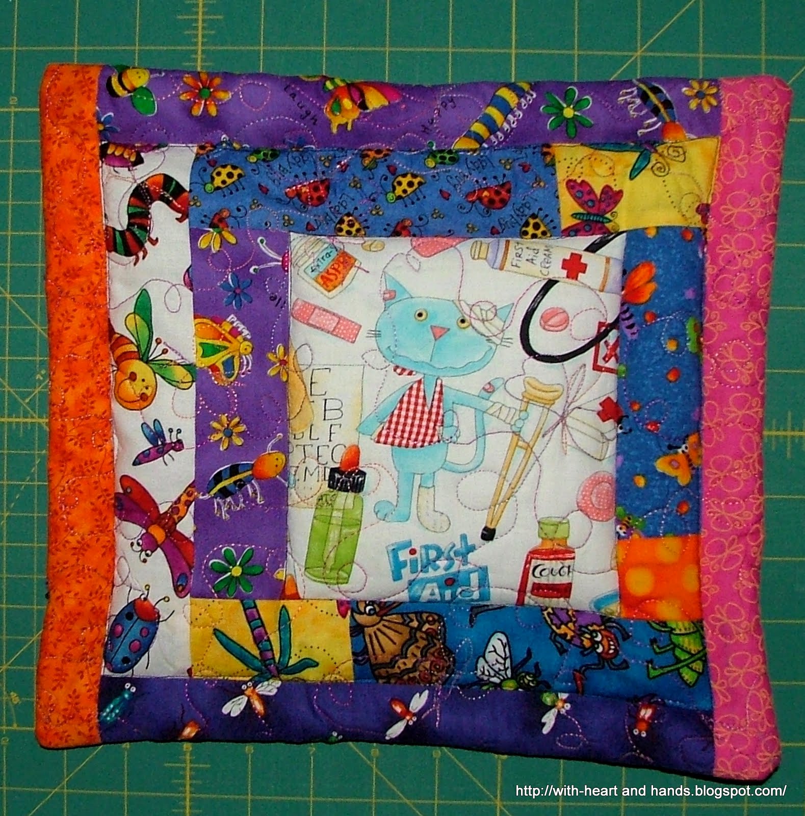 Michele Bilyeu Creates With Heart and Hands: Making Mug Rugs and Wraps