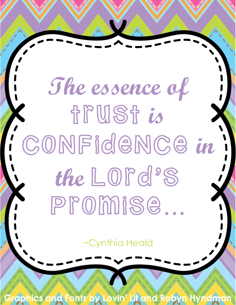 Teaching Little Miracles: Wisdom for Wednesday - Trust