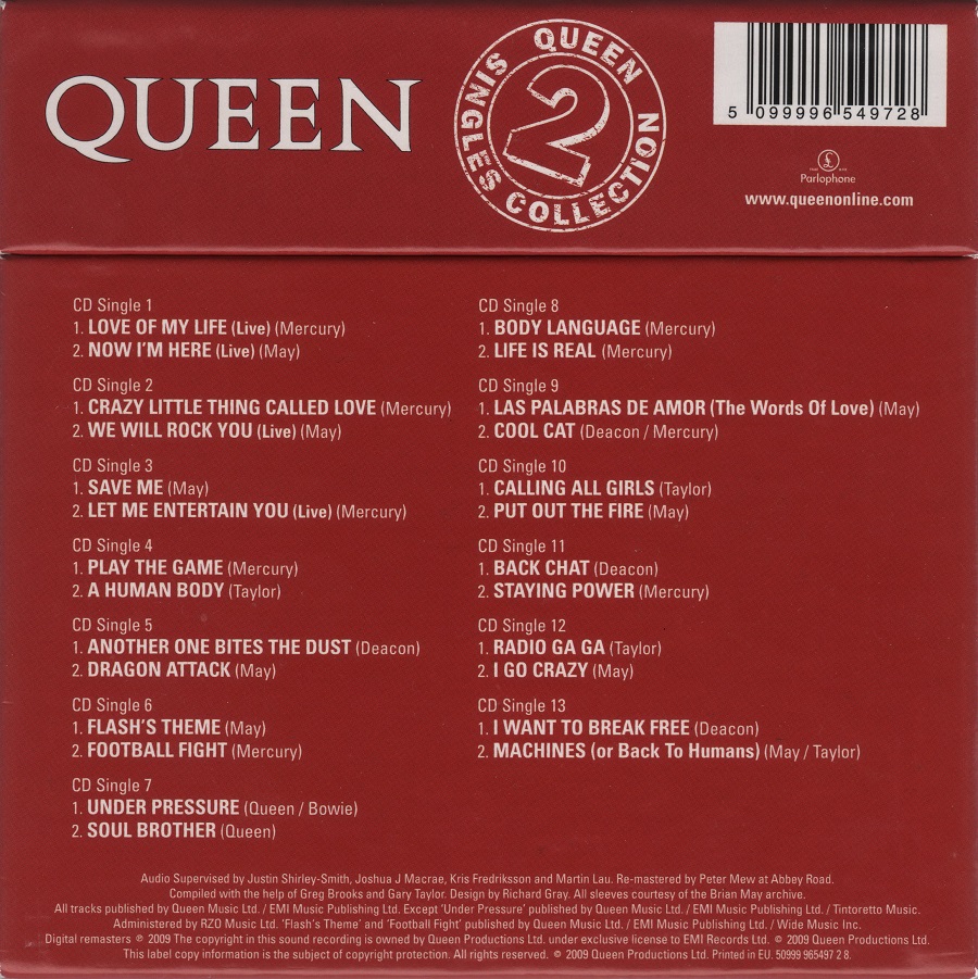 On The Road Again: Queen "The Singles Collection Volume 2"