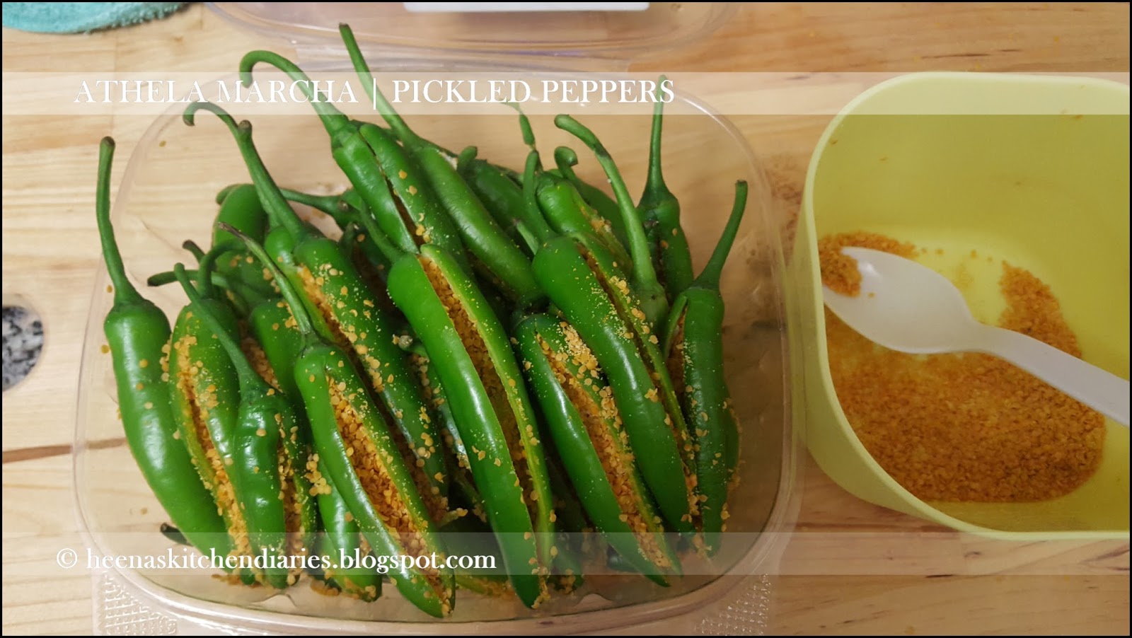 Heena's Kitchen Diaries: Instant Bharela Athela Marcha | Instant ...