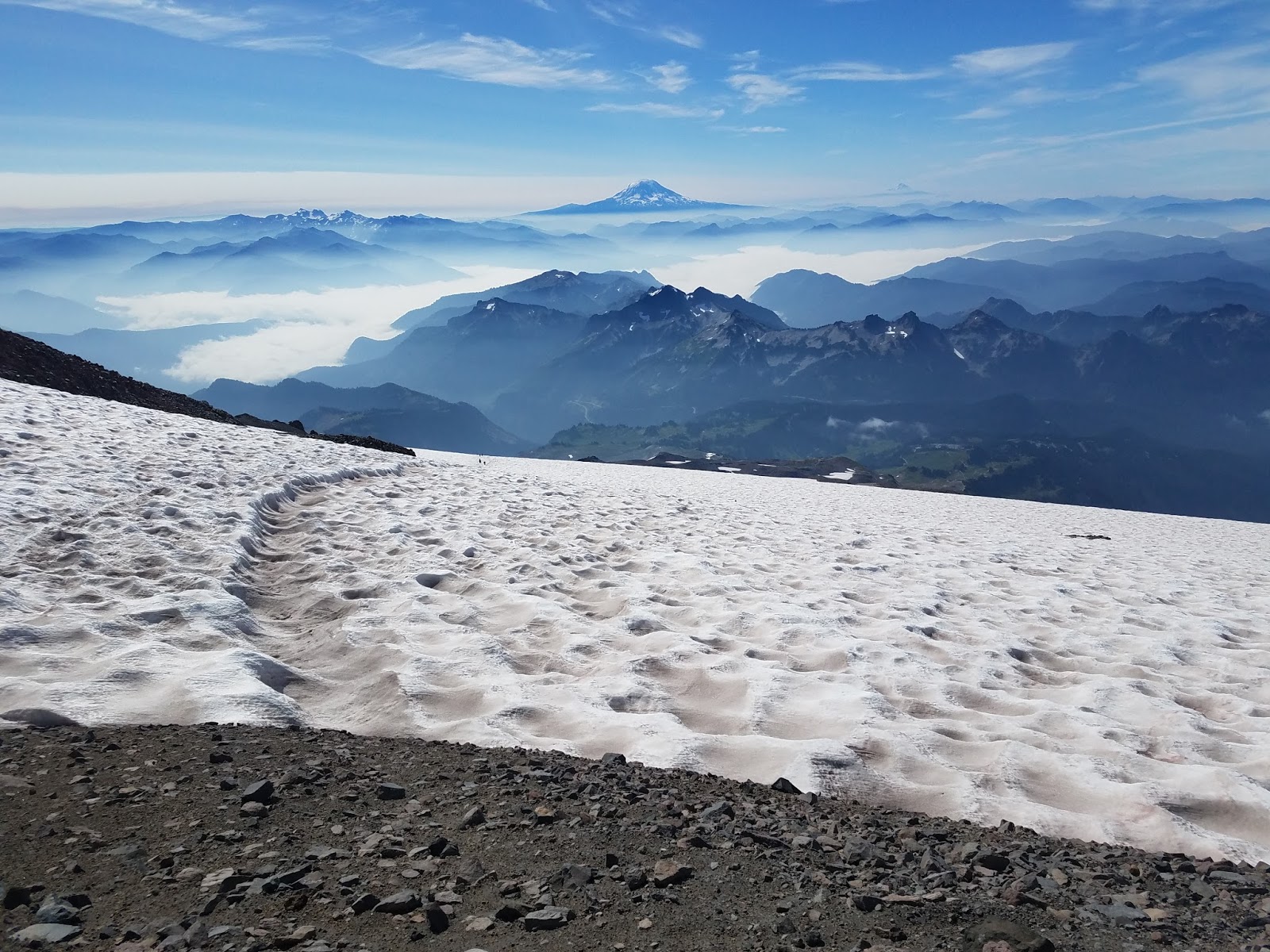 Mount Rainier Climbing: Muir Snowfield Conditions at the end of August