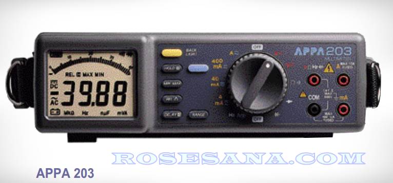 2R Hardware & Electronics: APPA 203 desktop multimeter