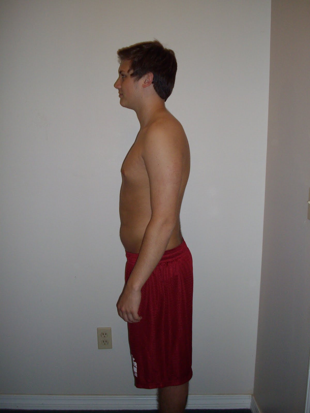 P90X Challenge!: Starting Pictures... and the corny poses P90X suggests.