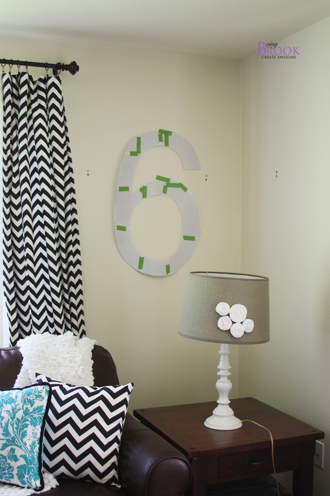 Jumbo Wall Number Art | BeingBrook