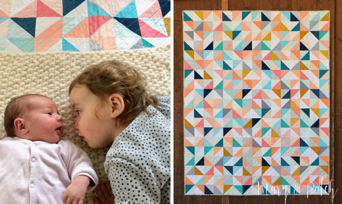 HST Baby quilt for new granddaughter! | Mary & Patch
