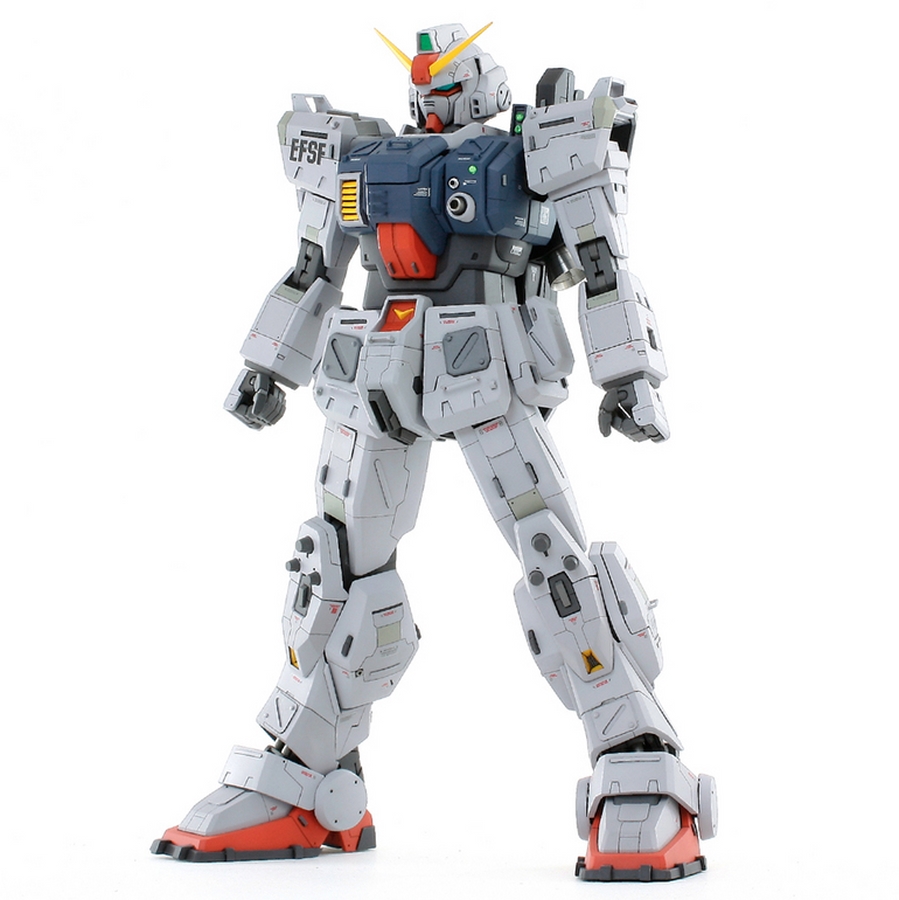 Custom Build: MG 1/100 RX-79 [G] Gundam Ground Type "Detailed"