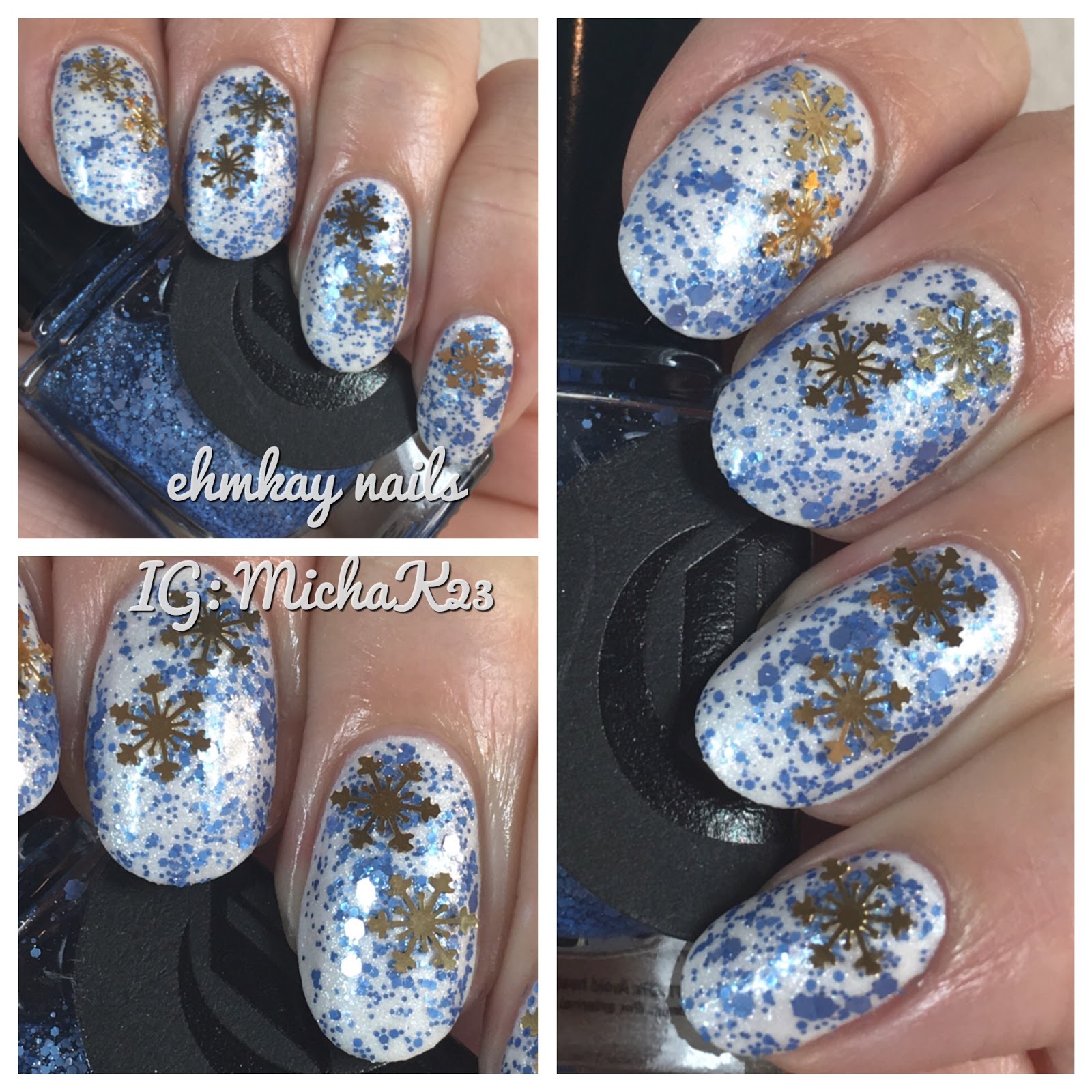 ehmkay nails: Blizzard Nail Art: Zoya Aspen with Cirque Colors Ophelia ...