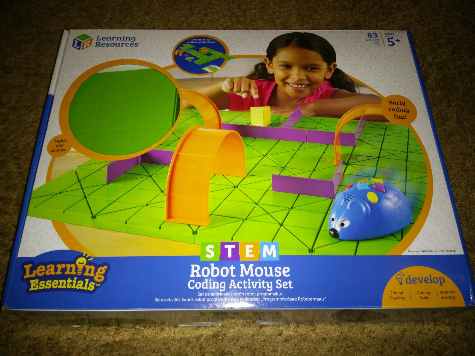 Stem Robot Mouse Coding Activity Set From Learning Resources And Giveaway ~ The Review Stew