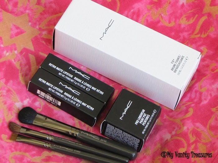 MAC Diwali Haul: Retro Matte Lipsticks, Pro Long Wear Paint Pot and ...