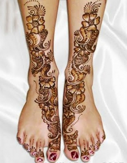 Bridal Arabic Foot Designs | zentrader