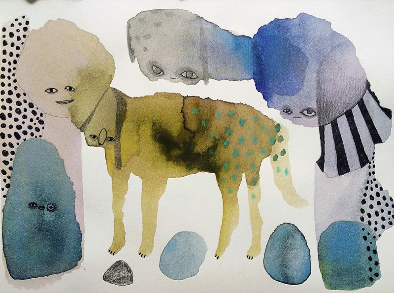 Artospective: Watercolor Paintings by Emma Larsson from Stockholm, Sweden.