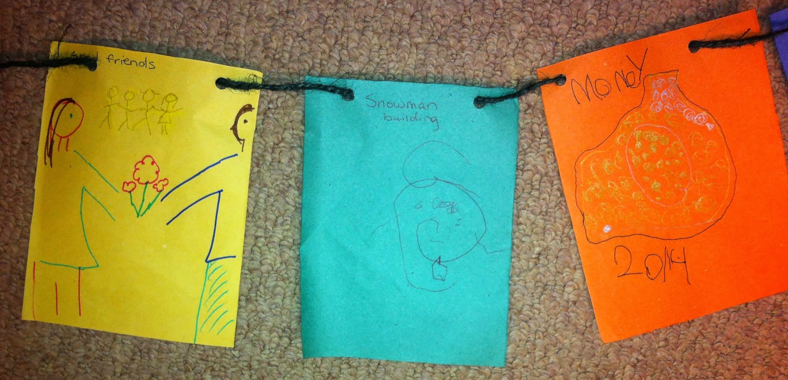 The Domestic Yogi: Make Family Prayer Flags for 2014